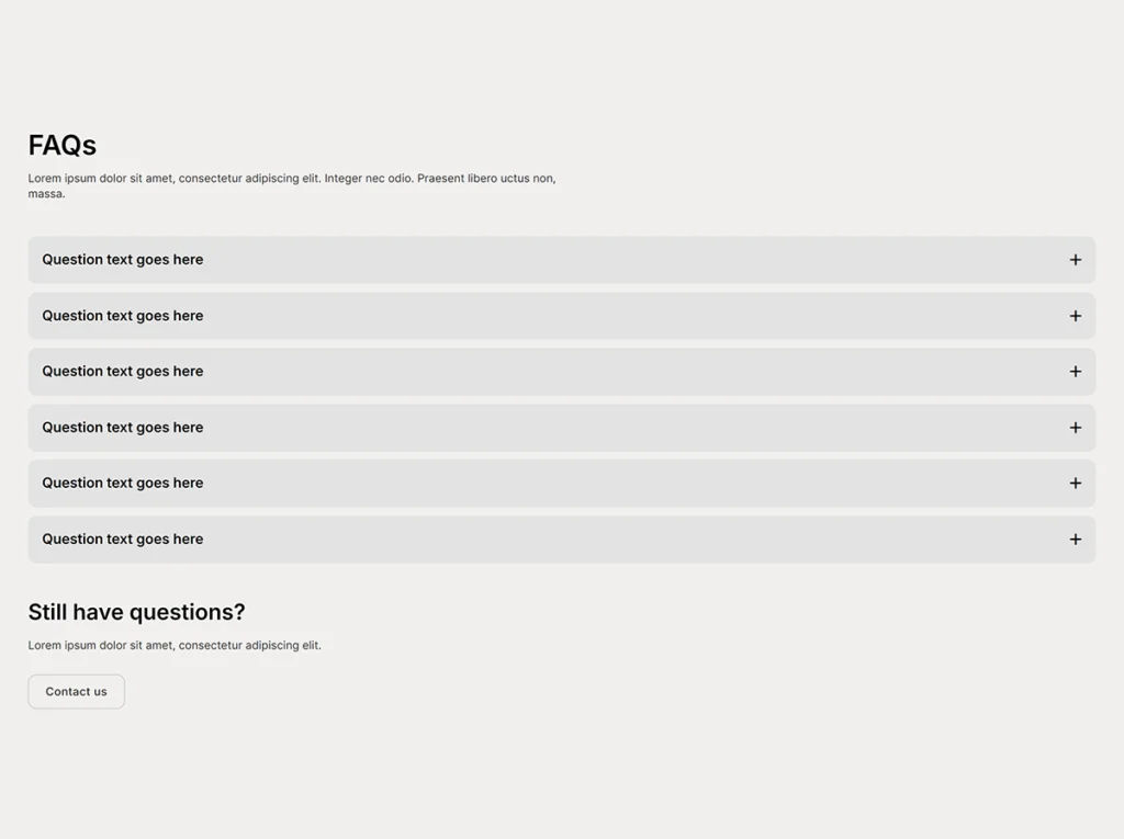FAQ Sections Bricks Builder Layouts | Pixflow