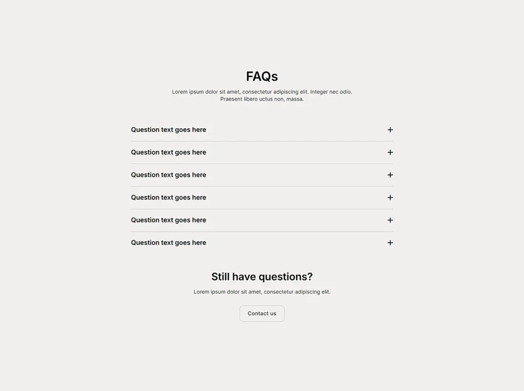 FAQ Sections Bricks Builder Layouts | Pixflow
